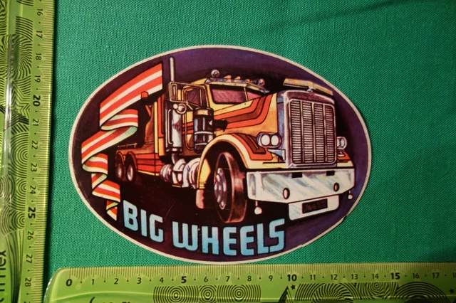 ALTER AUFKLEBER LKW Truck Reifen BIG WHEELS EUR 5,50 - PicClick DE