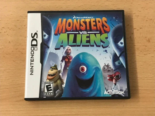 NINTENDO DS DREAMWORKS Monsters vs Aliens Case & Manual Only (Game Not ...