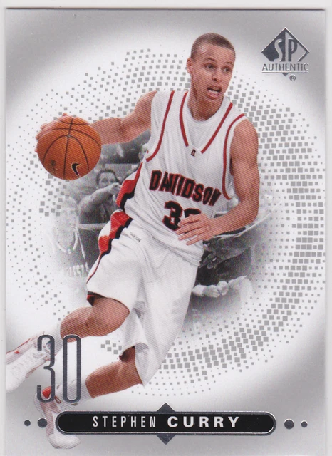 STEPHEN CURRY STEPH Upper Deck SP AUTHENTIQUE Basketball NCAA DAVIDSON ...