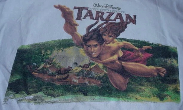 DISNEY TARZAN MOVIE Vintage Shirt Tarzan Jane $142.88 - PicClick AU