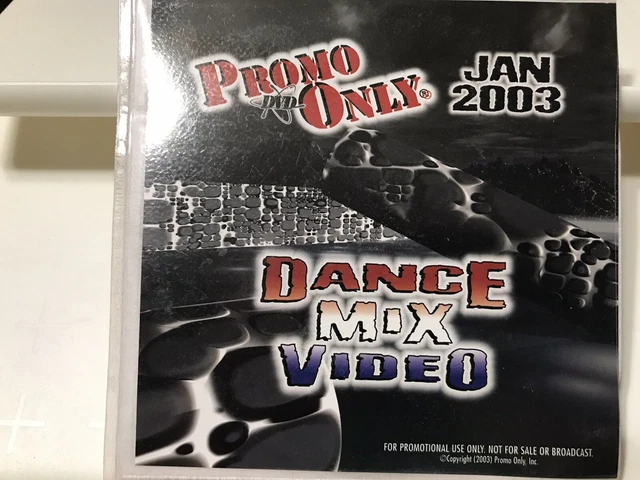 RARE DVD SLEEVE PROMO ONLY Dance Mix Video 2003 January Eminen Ludacris ...