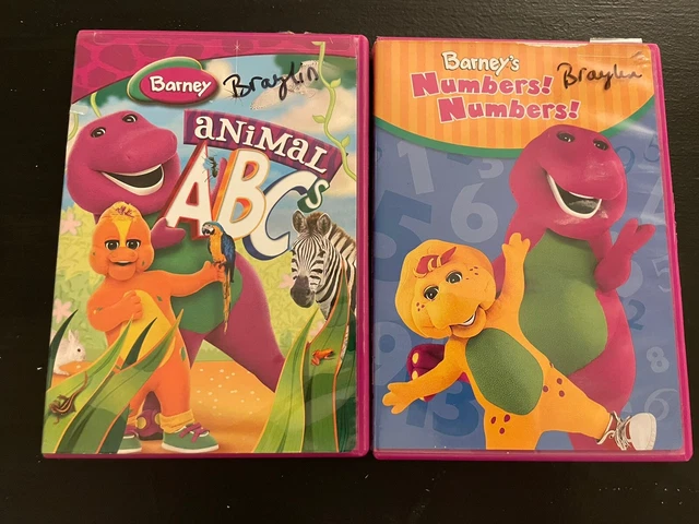 VINTAGE BARNEY - LOT OF 2 DVDs - ANIMAL ABC’s & NUMBER! NUMBERS! $16.41 ...