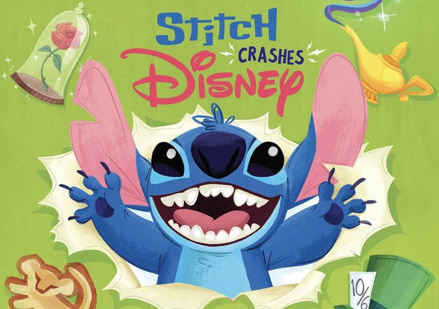 STITCH CRASHES DISNEY The Little Mermaid Rare & Unique Unmounted 35mm ...