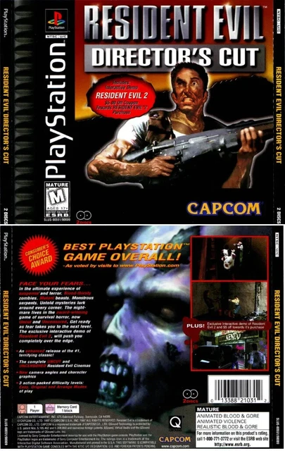 RESIDENT EVIL DC NTSC PS1 Front Back Box Art Case Cover Only (No Game ...