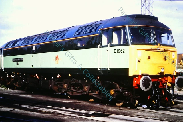 35MM RAILWAY SLIDE Diesel Locomotive 47833 (D1962) Class47 Captain ...