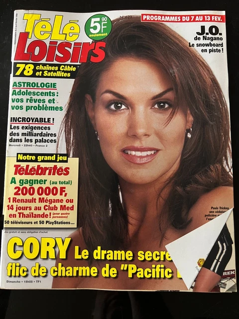 TÉLÉ LOISIRS 2/02/1998; Paula Trickey/ Charlotte Kady/ Yves Rénier/ Enfoirée EUR 6,00 - PicClick FR