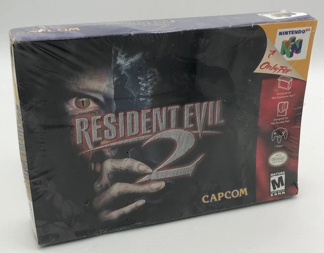 RESIDENT EVIL 2 for Nintendo 64 N64 (1999) NEW FACTORY SEALED - READ ...