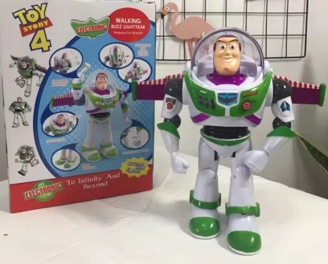 DISNEY PIXAR TOY Story 4 Interactive Talking Buzz Lightyear Action ...