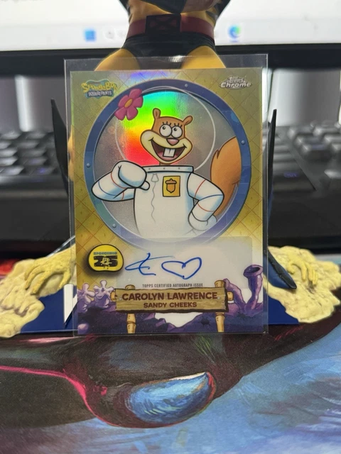 2025 TOPPS CHROME SpongeBob SquarePants Sandy Cheeks Carolyn Lawrence ...