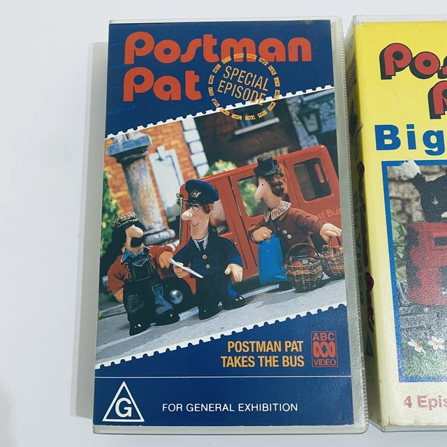 POSTMAN PAT VHS Video Lot ABC Kids TV Show Rare BBC Postman Pat’s Big ...
