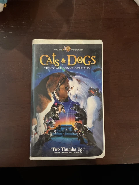 CATS & DOGS VHS Movie 2001 Things Are Gonna Get Hairy Vintage Tested £5 ...