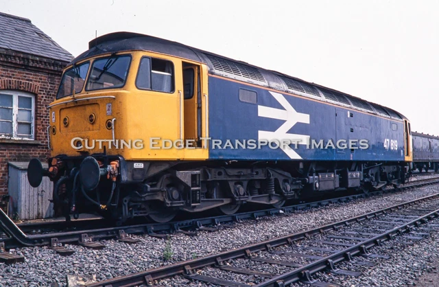ORIGINAL RAILWAY SLIDE: Class 47 Diesel 47819 D-1855 £3.99 - PicClick UK
