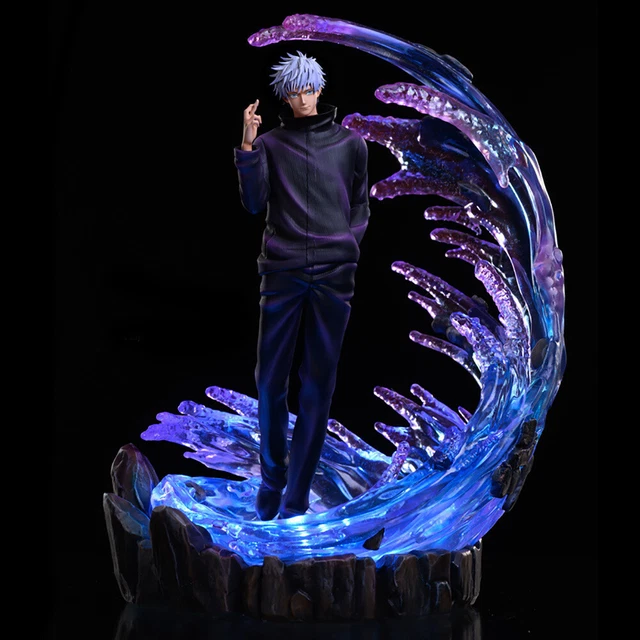 35CM JUJUTSU KAISEN Gojo Satoru PVC Figure Painted Statue Double-head ...