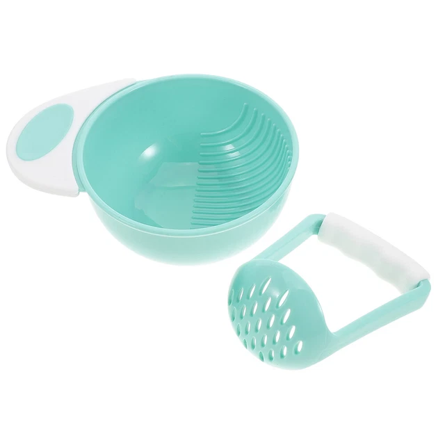 BABY MASHER AND Serve Bowl Food Masher Bowl Baby Set Baby Food Baby ...