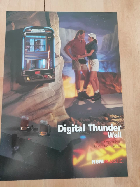 NSM DIGITAL THUNDER Wall CD Wallbox Jukebox Sales Brochure / Flyer £10.00 - PicClick UK