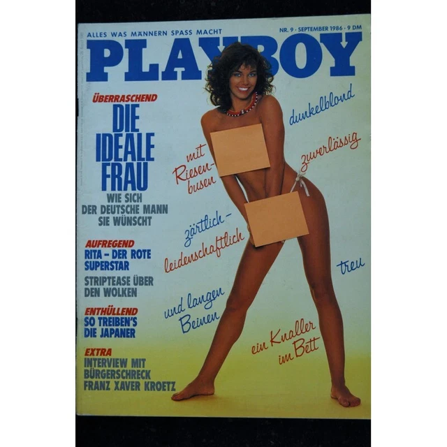 PLAYBOY DEUTSCHLAND 1986 09 KERSTIN WOSTMANN Rita TOTH Claudia KLEINER EUR 19,90 - PicClick FR