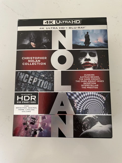 WARNER BROS 4K Ultra HD Blu-ray Christopher Nolan Collection - 21 Discs ...