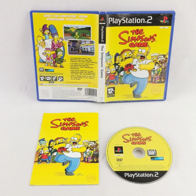PS2 THE SIMPSONS Game (2007) , UK Pal, Sony Factory Sealed, Flycover ...
