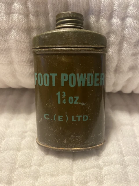 ORIGINAL WWII BRITISH Army Foot Powder- Unissued £6.61 - PicClick UK