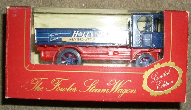 HALLS MENTHOL LYPTUS The Fowler Steam Wagon Ltd Edition £0.99 - PicClick UK