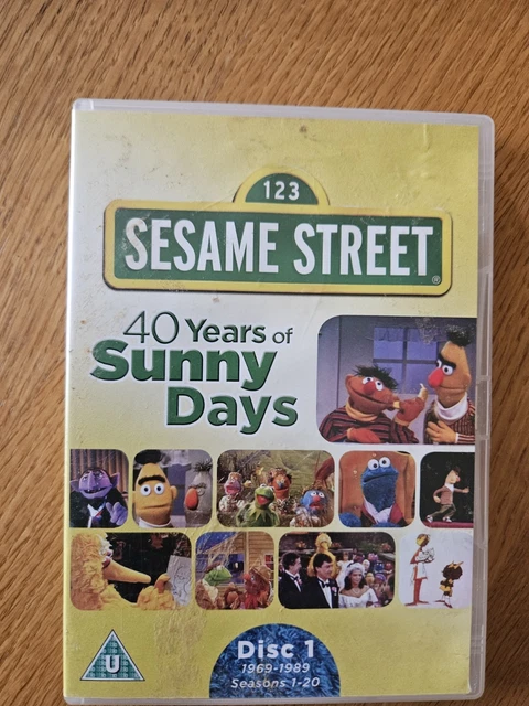 SESAME STREET 40 Years Of Sunny Days Dvd Kids Disc 1 Only £39.99 ...