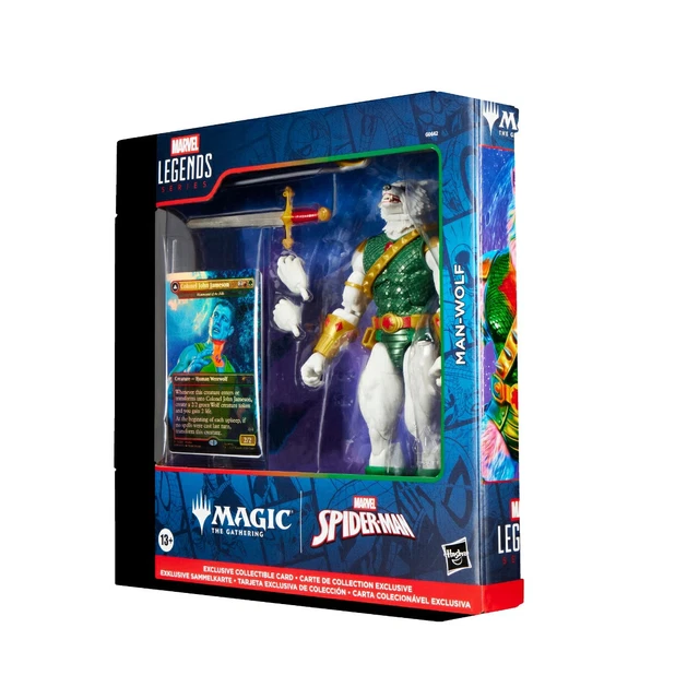 HASBRO MARVEL LEGENDS Magic The Gathering Man-Wolf 15cm Spider-Man ...