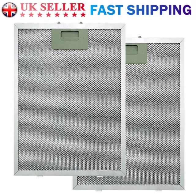 UNIVERSAL COOKER HOOD Metal Mesh Filter Grease Filters (305 x 267mm ...