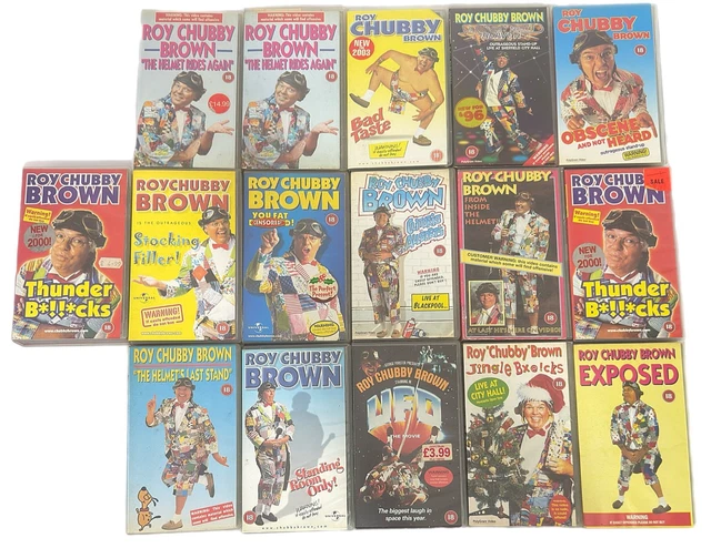 ROY CHUBBY BROWN VHS Bundle x15 Comedy Stand Up Collection Exposed ...