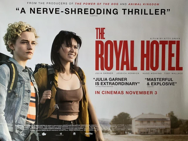 THE ROYAL HOTEL UK D/S Quad Movie Poster 2023 JULIA GARNER JESSICA ...