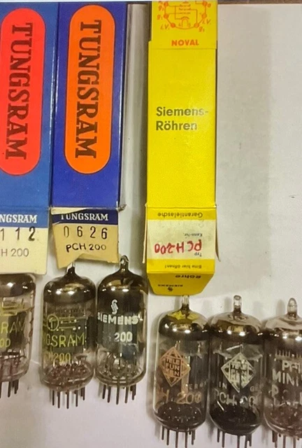 6 X PCH 200 Elektronenröhren (siehe Foto) EUR 8,00 - PicClick DE