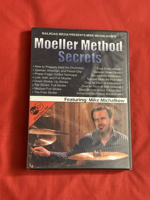 MOELLER METHOD SECRETS Mike Michalkow Drum DVD 2-Disc New Sealed £24.99 ...