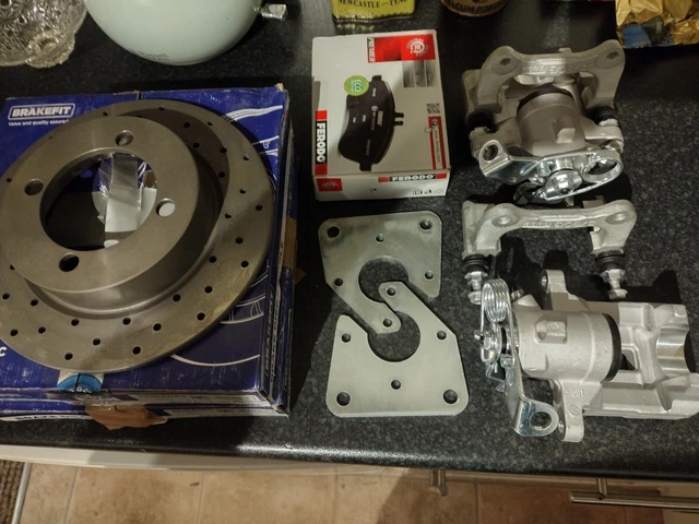 RELIANT ROBIN RIALTO Axle Trike Brake Disc Conversion Kit Brand New £ ...