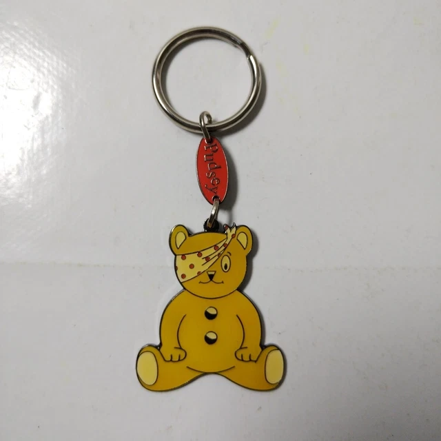 PUDSEY ENAMEL KEYRING Vintage Yellow Bear Children In Need £4.00 ...