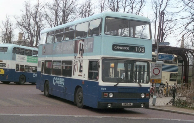 CAMBUS 504 UWW4X Leyland Olympian Roe Bus Photo £1.05 - PicClick UK