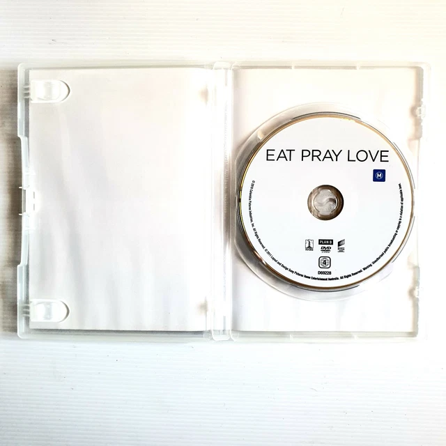 EAT PRAY LOVE DVD 2010 Drama, Food, Travel Adventure, Julia Roberts ...