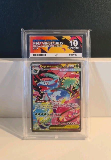 POKEMON MEGA VENUSAUR Ex Mega Evolution 177/132 | Ace 10 | *Flawless ...