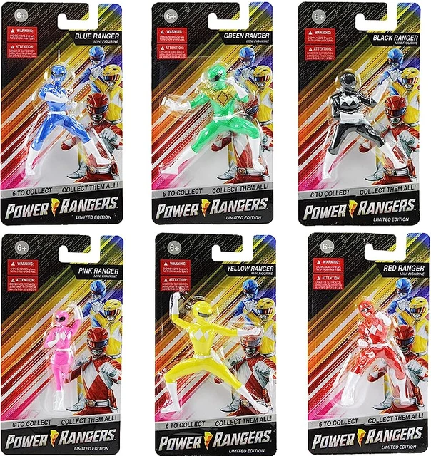 POWER RANGERS 2.5& Limited Edition Mini Figures Set of all 6 - Bargain ...