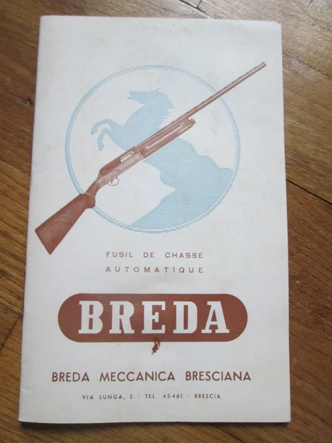 CHASSE *** Manuel De Fusil Breda *** EUR 9,00 - PicClick FR