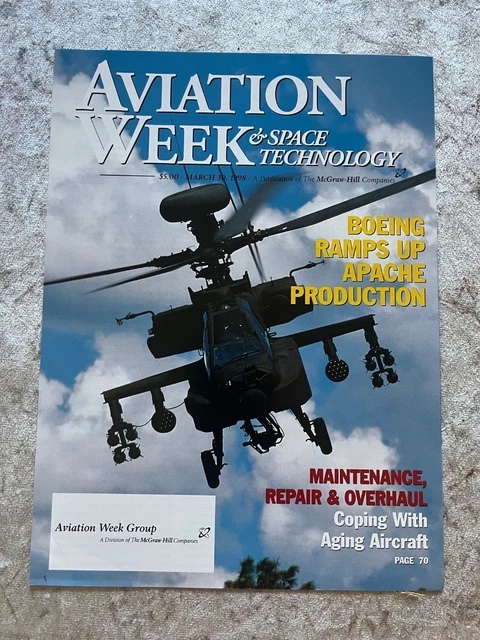 BOEING AH-64D LONGBOW Apache, promotional brochure, Boeing magazine ...