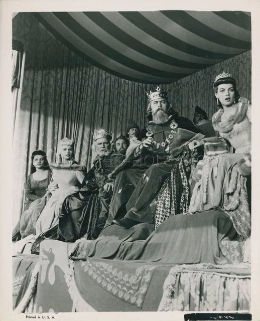 BRIAN AHERNE JANET Leigh Debra Paget Prince Valiant 1954 Photo Original ...