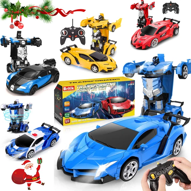 TRANSFORMER AUTO RENNAUTO Roboter mit Fernbedienung Motor Wagen Kind ...