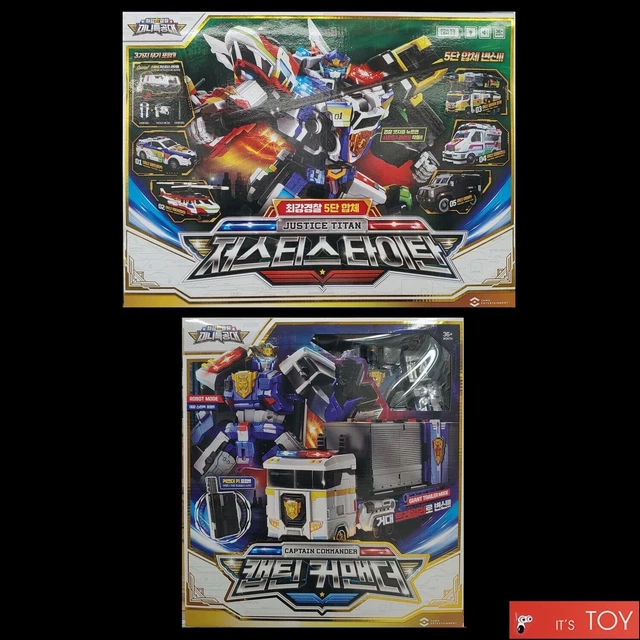 MINIFORCE SUPER COPS JUSTICIA TITAN Y CAPITÁN COMMANDER Robots... EUR ...