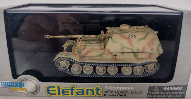 60023 DRAGON ARMOR 1/72 Elefant, SdKfz 184, 3.Kompanie, sPzJgAbt 653 ...