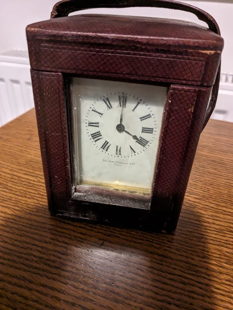 ANTIQUE SIR JOHN Bennett Carriage Clock Paris France- Pre VAT £525.00 ...
