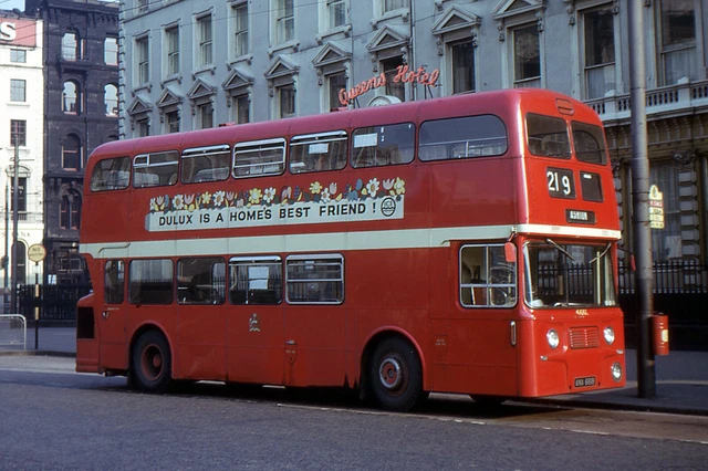 6'X4' ORIGINAL BUS Colour Photograph of Manchester 4661 at Manchester ...