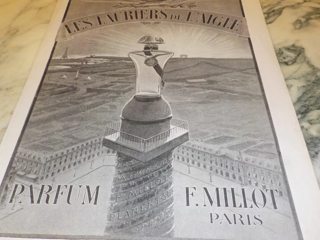 ANCIENNE PUBLICITE PARFUM Les Lauriers De L Aigle De F.millot 1912 EUR ...