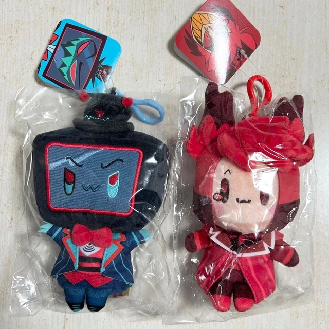 HAZBIN HOTEL VOX Alastor Sitting Mascot Plush Toy Unused Tag Sealed ...
