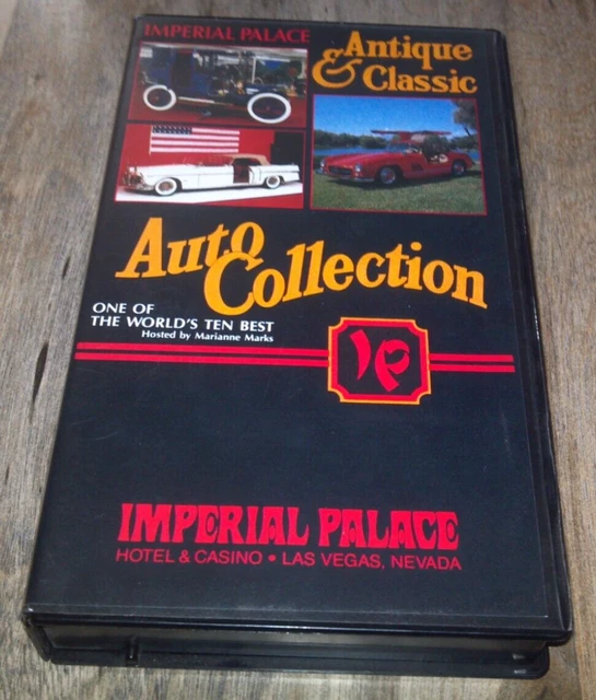 IMPERIAL PALACE ANTIQUE & Classic Auto Collection VHS VIDEO TAPE CARS ...