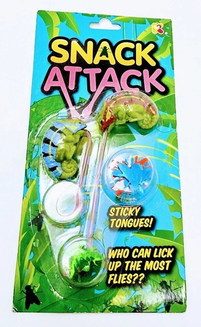 KEYCRAFT SNACK ATTACK - Nv245 Game Fun Toy Lizard Fly Bug Catch Sticky ...