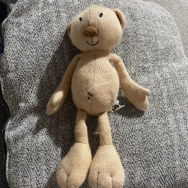 RARE JELLYCAT - Langley Bear - Beanie Knitted Soft Plush Toy Jelly ...